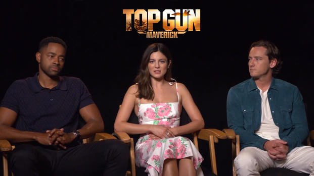 Jay Ellis, Monica Barbaro and Lewis Pullman Talk About "Top Gun ...
